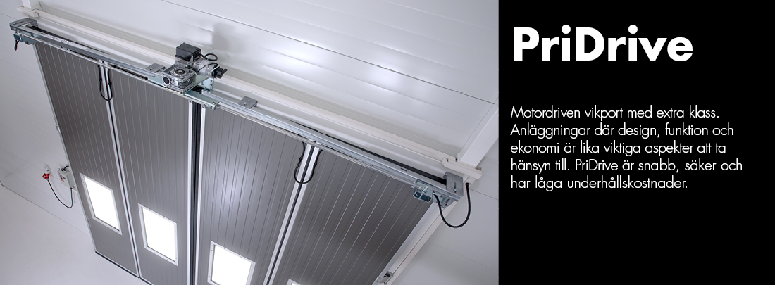Industriportar, vikportar och snabbrullportar - Industriport Prido AB